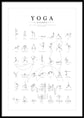Yoga Poses Poster - Wall Art – CraftyWolfByIulia